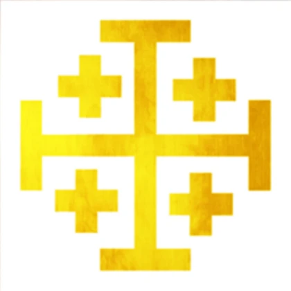 Kingdom Of Jerusalem Official Flag White