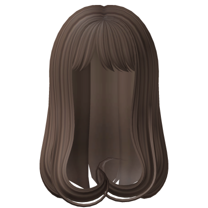 Muñeca larga con mechones de pelo rizado (marrón) - Roblox