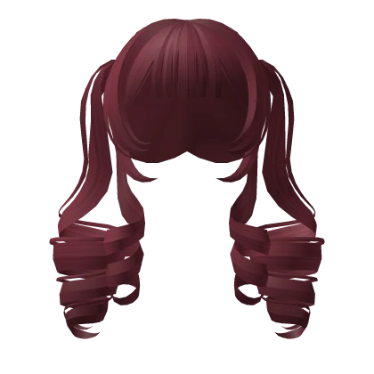 Red Large Bouncy Curls | Roblox Item - Rolimon's