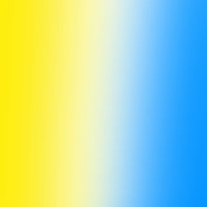 Yellow to blue gradients