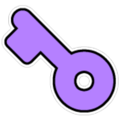 Purple Key Icon