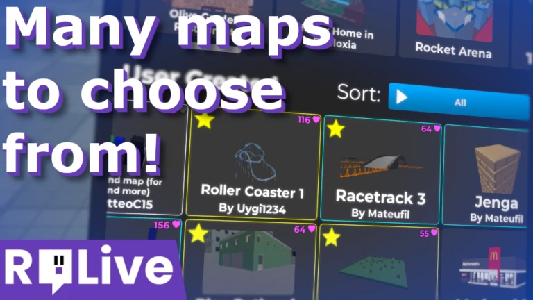 RoLive (Stream en direct) - Roblox