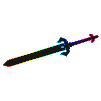 Cartoony Rainbow Waist Sword | Roblox Item - Rolimon's