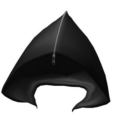 Sombrero con capucha negro con cremallera Skein - Roblox