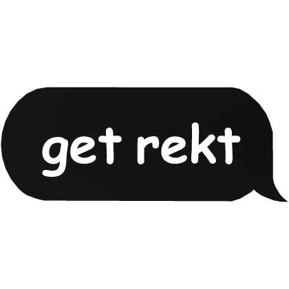 get rekt text | Roblox Item - Rolimon's