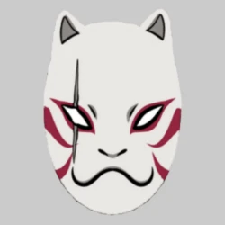 Shindo - Anbu Mask w/ Right Scar