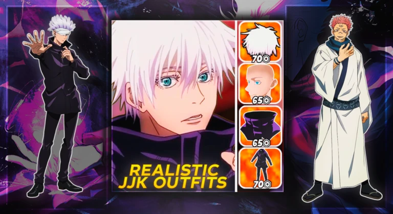 [⛩️] OUTFITS REALISTICOS DE Jujutsu Kaisen - Roblox