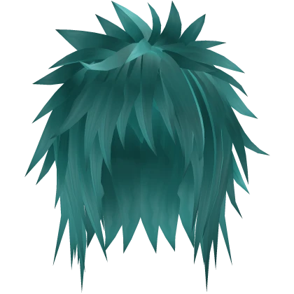 puffy menma emo punk hair (turquoise) | Roblox Item - Rolimon's