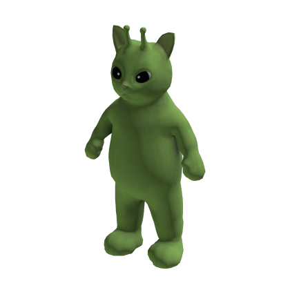 Kostum Kucing Alien Hijau Glorp - Roblox