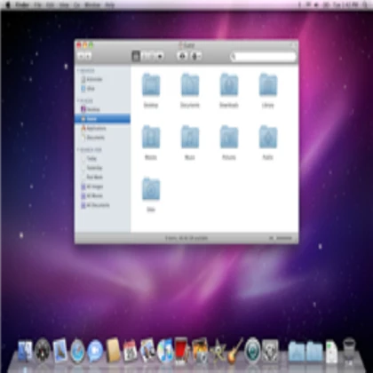 My Macbook Pro Desktop (Mac OS X Snow Leopard)