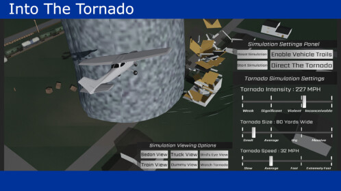 Simulador de Tornado: Hacia el Tornado. (InDev) - Roblox