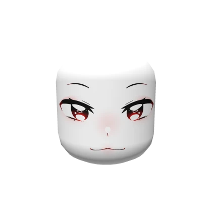 Sparkles Red Eyes White Face | Roblox Item - Rolimon's