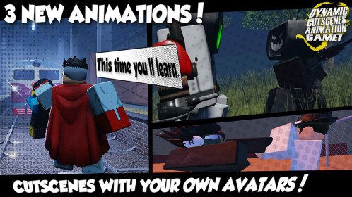 [+3 ANIMS MỚI] Trò chơi hoạt họa cắt cảnh năng động⭐ - Roblox