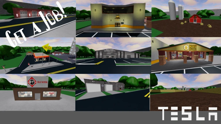 (¡Expansión del mapa!) Concesionario Tesla - Roblox