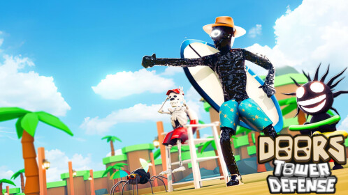 [ SUMMER ] Doors Tower Defense - Roblox