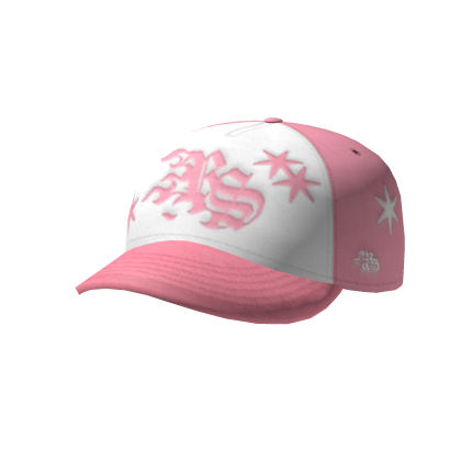 TOPI SNAPBACK BINTANG ROCK MERAH MUDA - Roblox
