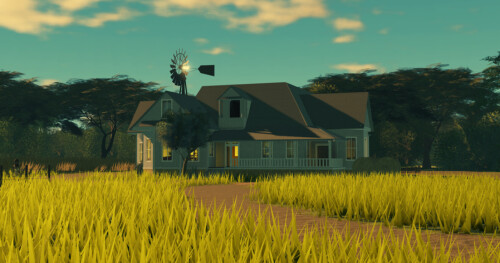 Pequeña casa antigua en Texas - Roblox