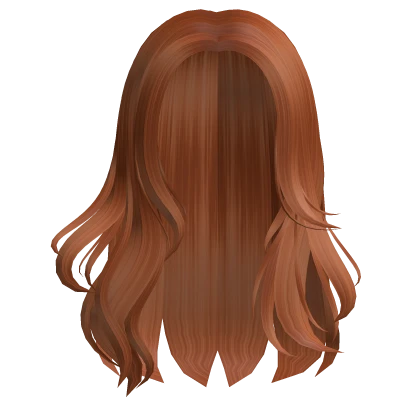 Popular Girl's Layered Wavy Hair (Ginger) | Roblox Item - Rolimon's
