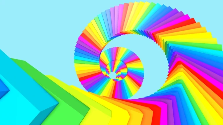 Obby fácil do arco-íris - Roblox