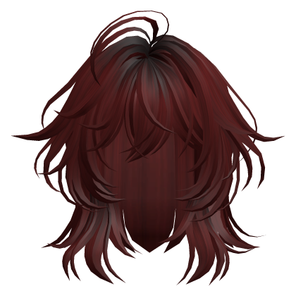Coupe de cheveux Dark Red Anime Wolf - Roblox