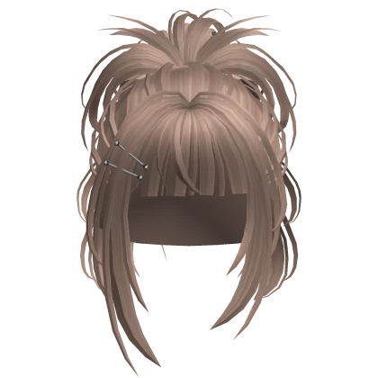 Wispy Scene Emo Ponytail (Milktea) | Roblox Item - Rolimon's