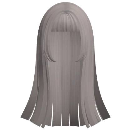 Straight Ash Brown Hair w/ Bangs | Roblox Item - Rolimon's