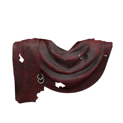 Long Red Scarf w/ Piercings | Roblox Item - Rolimon's