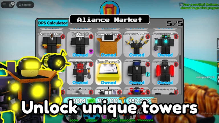 [ UPGRADE TV ] Defensa de la Torre Skibidi Box - Roblox