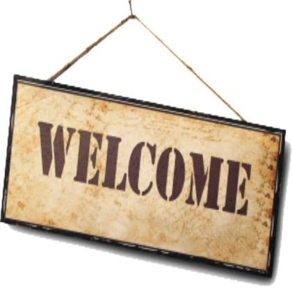 Welcome Sign [transparent]