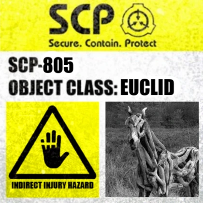 SCP 805 Label