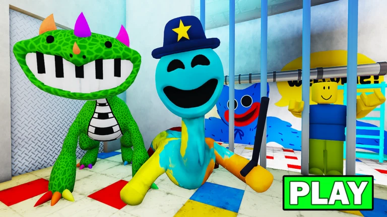 ¡DOOEY POLICE POPPY PRISION RUN ESCAPE! (Obby) - Roblox