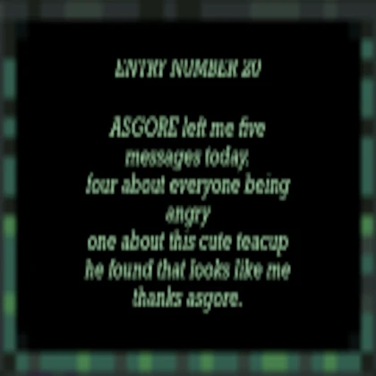 [Undertale] True Lab - Entry Number 20