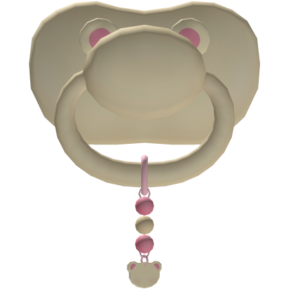 Beruang Beige Pacifier - Roblox