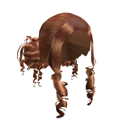 ʚ curly double buns ginger - Roblox
