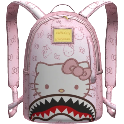 Pink Kitty Shark Backpack (GIRLS) | Roblox Item - Rolimon's
