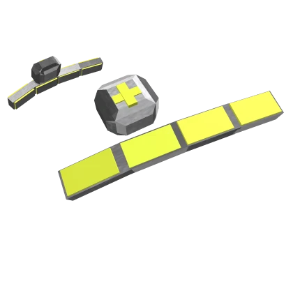 Hellmet Kaska Yellow Health Attachment Accessories | Roblox Item - Rolimon's