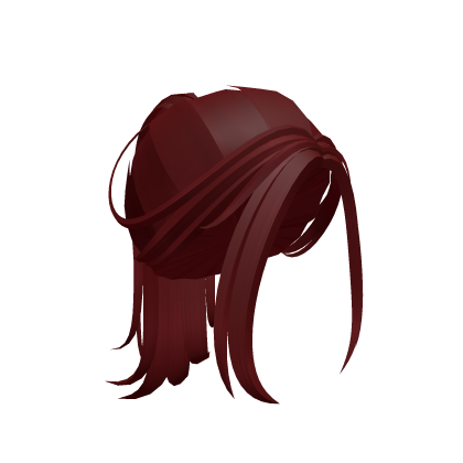 Cute Messy Red Ponytail - Roblox