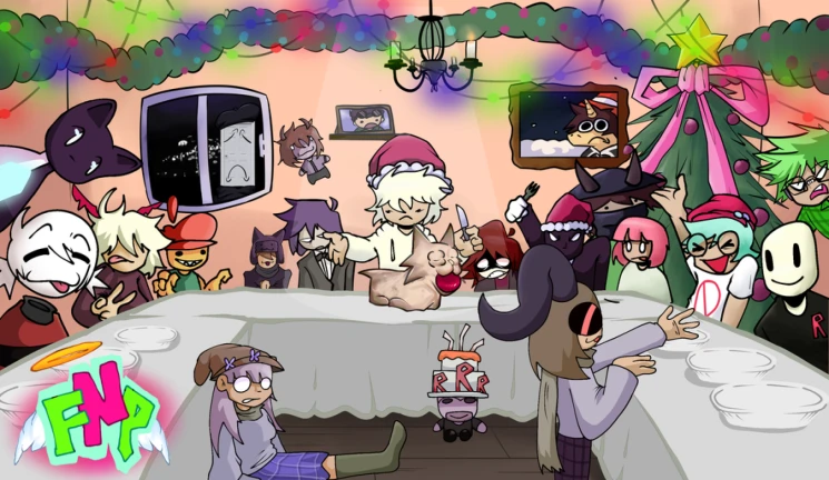 Christmas | Friday Night Partying | ROBLOX