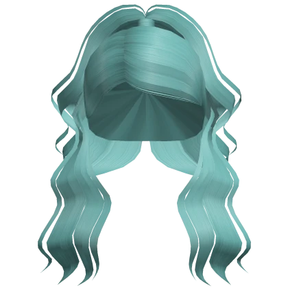 Teal High Wavy Luscious Ponytail | Roblox Item - Rolimon's