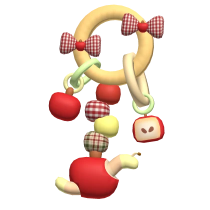 cute igari harajuku red apple keychain | Roblox Item - Rolimon's