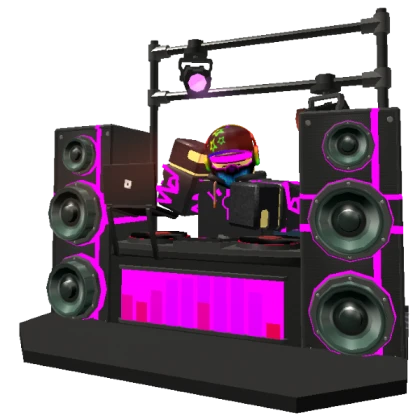 Neon Rave DJ Booth [Tower Defense Simulator]
