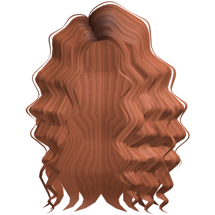 long curly popular hairstyle wavy in ginger | Roblox Item - Rolimon's