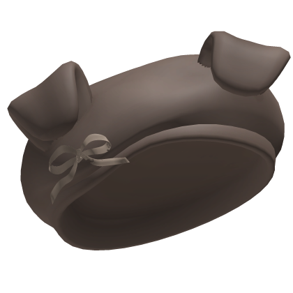 Perrito esponjoso con boina marrón - Roblox