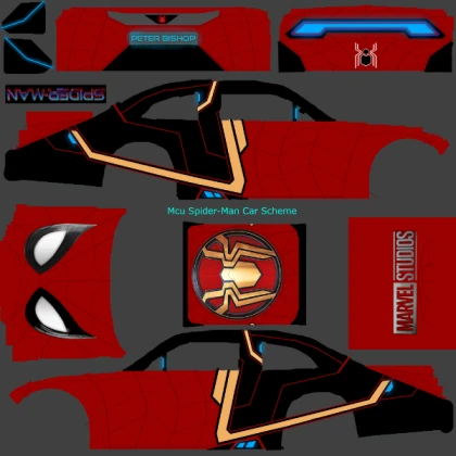 Mcu Spider-Man Car Scheme