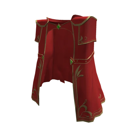 ♾️Red Gilded warden trench coat | Roblox Item - Rolimon's