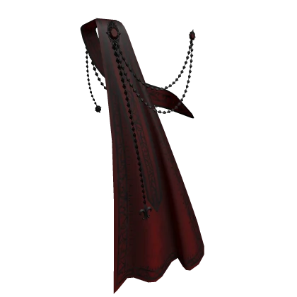 1.0 Royal sash with cape - red/black | Roblox Item - Rolimon's