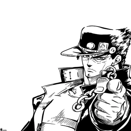 Jotaro Manga Panel