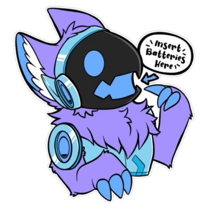 Protogen sticker silly