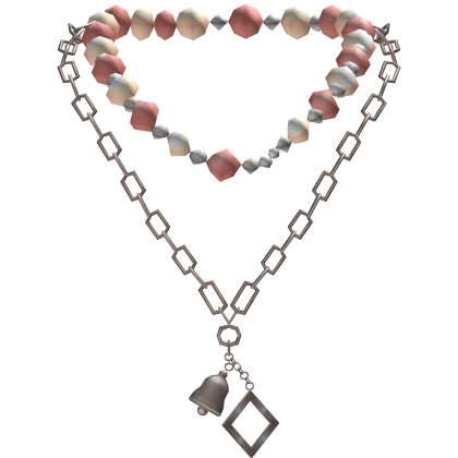 Long Layered Pearl Chain Cute Preppy Necklace | Roblox Item - Rolimon's