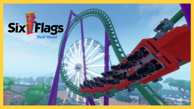[NOWE RIDES] Park rozrywki │ Six Flags Thrill World - Roblox